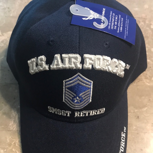 Air Force | Accessories | Us Air Force Smsgt Retired Cap Blue | Poshmark